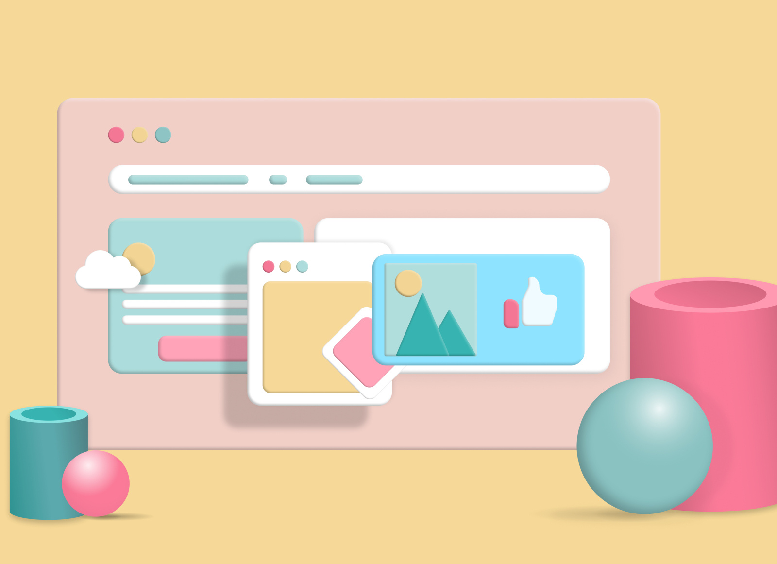 3d Illustration in Figma by Ilyas doodler on Dribbble