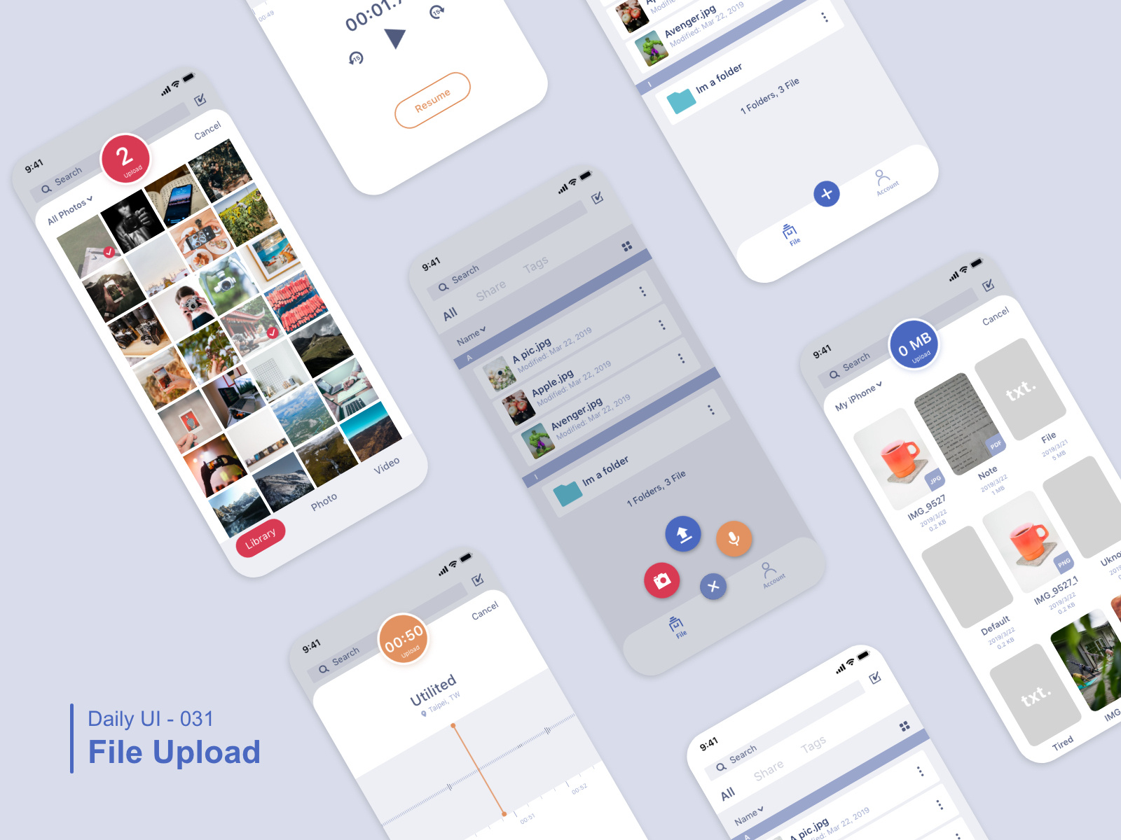 Daily UI 031 File Upload by ian on Dribbble