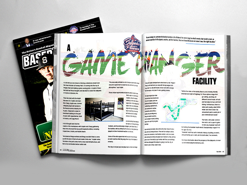 Baseball Magazine Layout by Steve Wilson on Dribbble