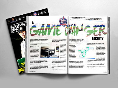 Baseball Magazine Layout by Steve Wilson on Dribbble
