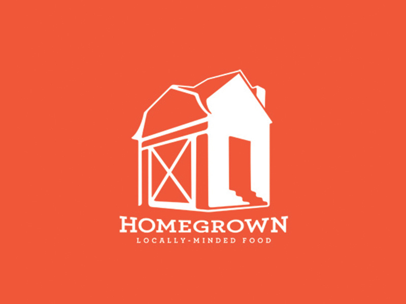 Homegrown Logo Design by Evan Perich on Dribbble