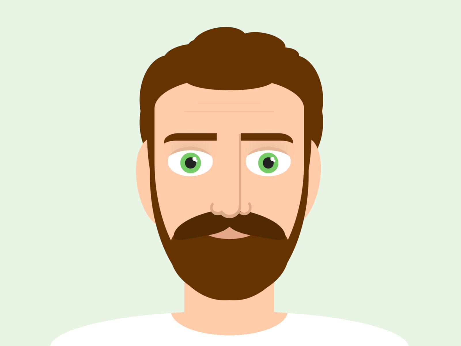 Man's face by Alvaro Montoro on Dribbble