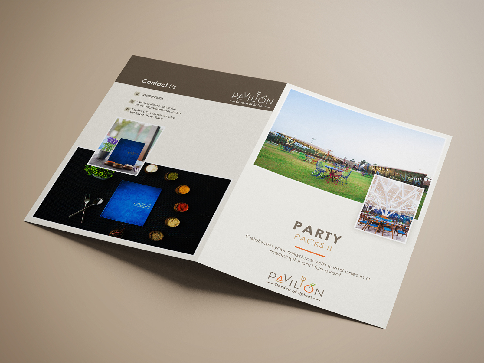 Party Packs Menu Design by Krunal Chavda on Dribbble
