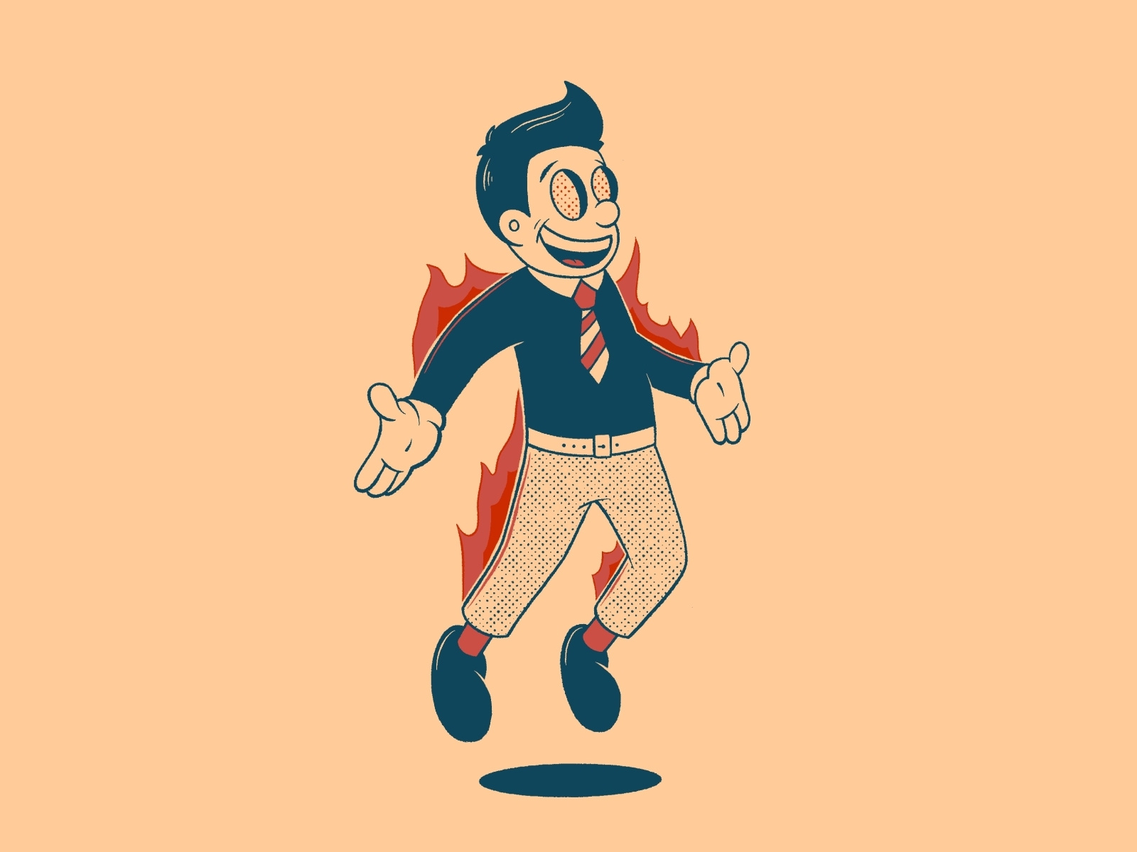 The Burning Man by SeaSalt Creative on Dribbble