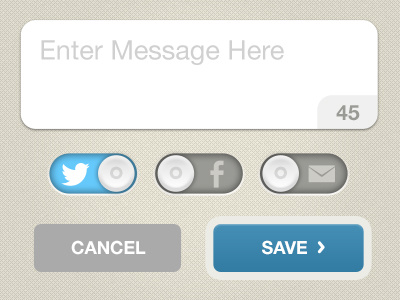 iOS Interface Elements by John Merlino on Dribbble