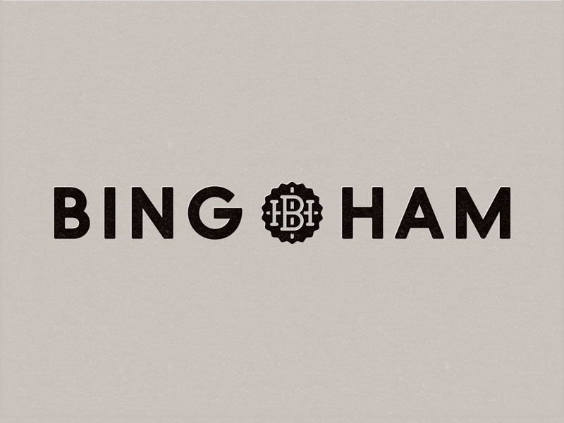 Bing + Ham Logo by Matt Bingham on Dribbble