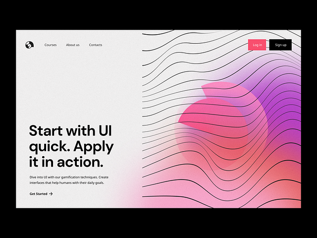 Stract: online courses by Daniella for heartbeat on Dribbble