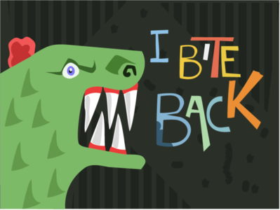 I bite back #3 by Gus on Dribbble