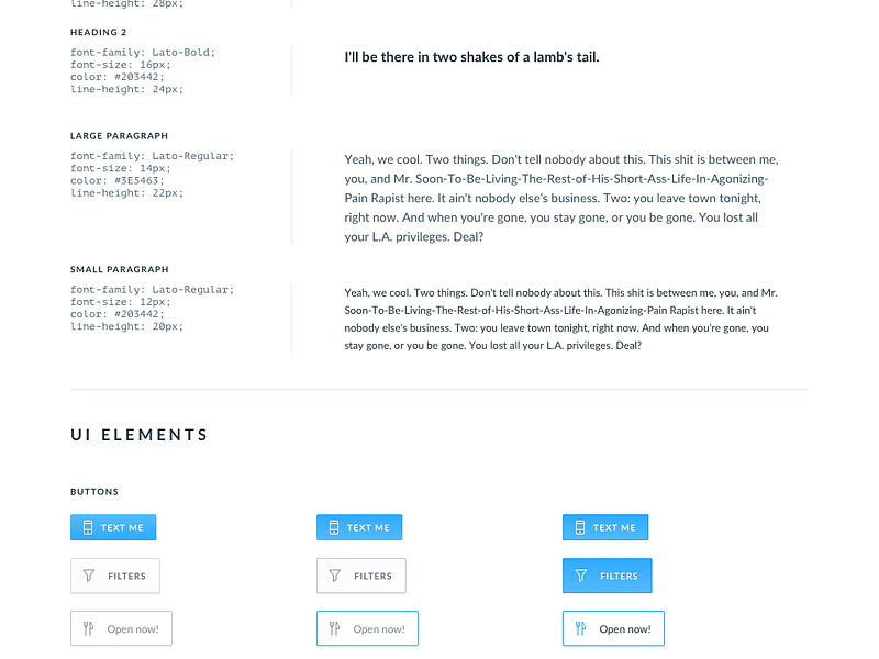 UI Style Guide by Mateusz Dembek on Dribbble