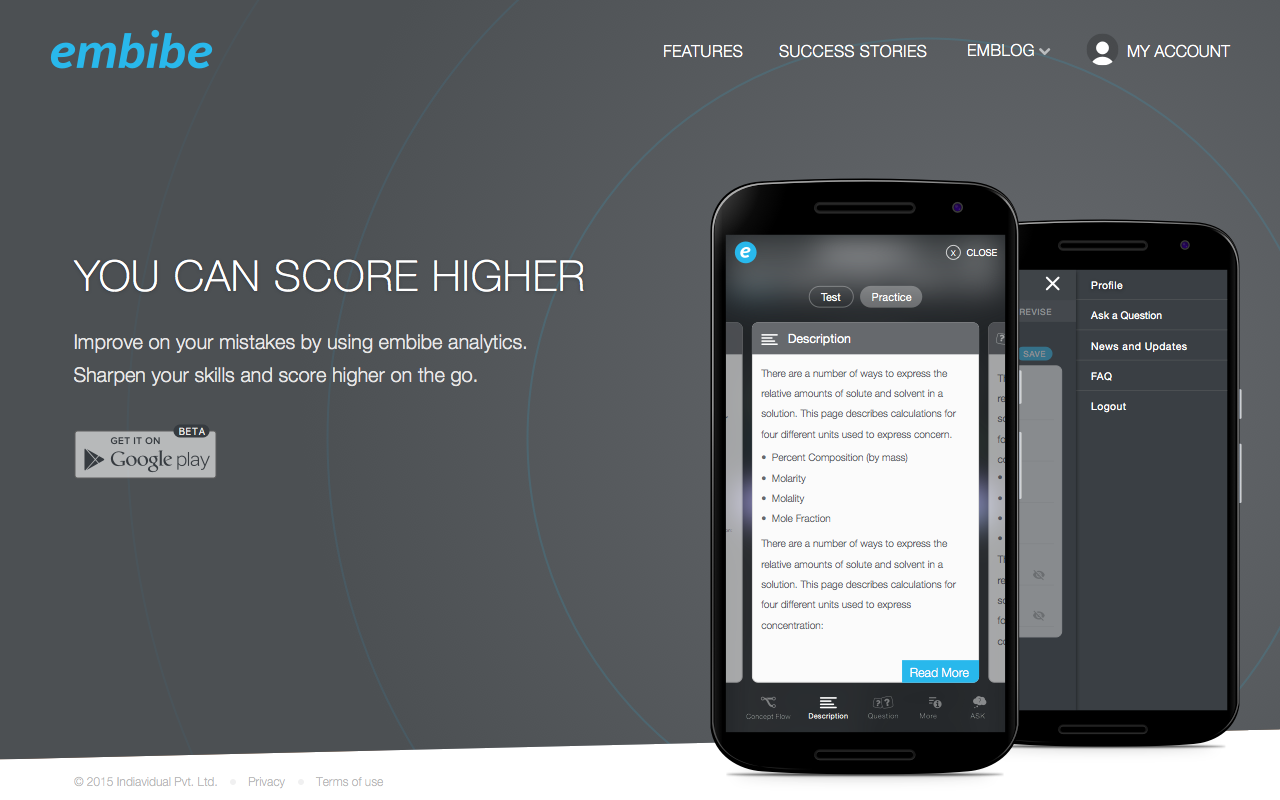 embibe mobile app by Jay Mistry on Dribbble