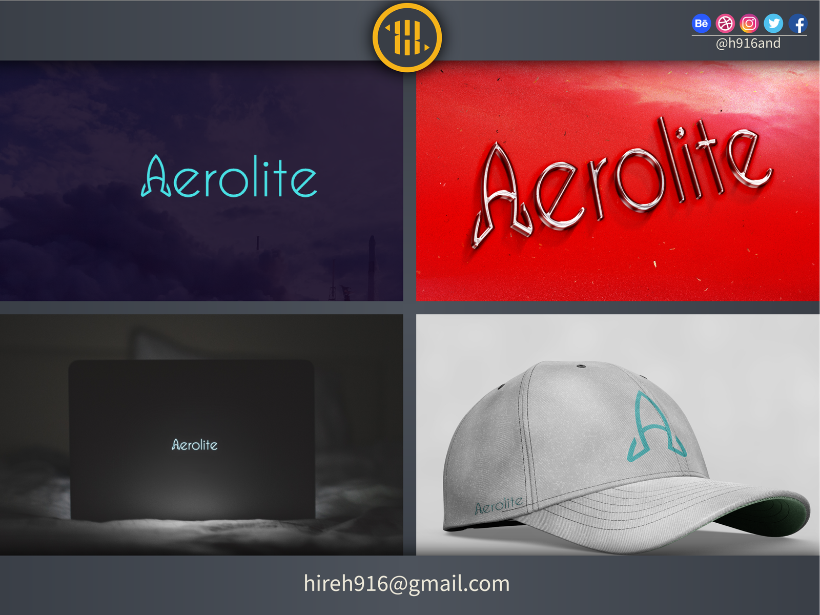 Aerolite Logo by Hako Kiani on Dribbble