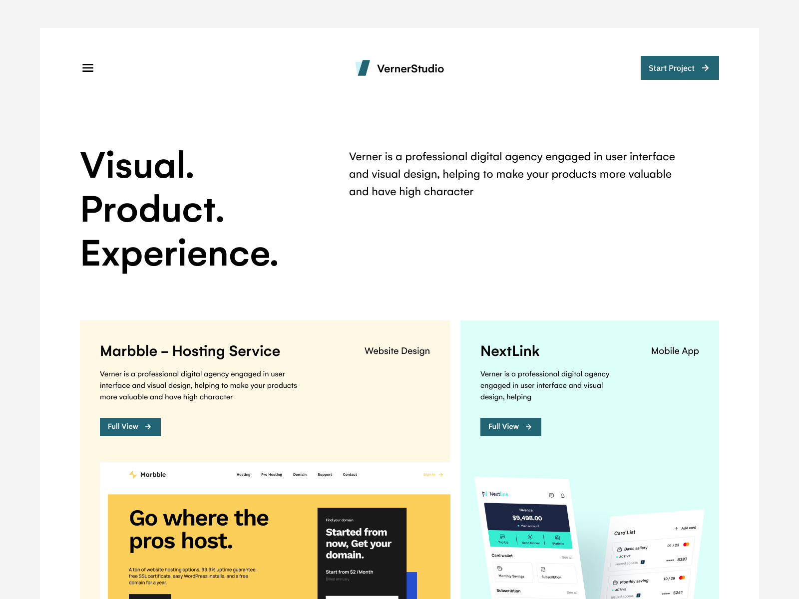 Digital Agency - UI Design by Luky Erdiand for Morva Labs on Dribbble