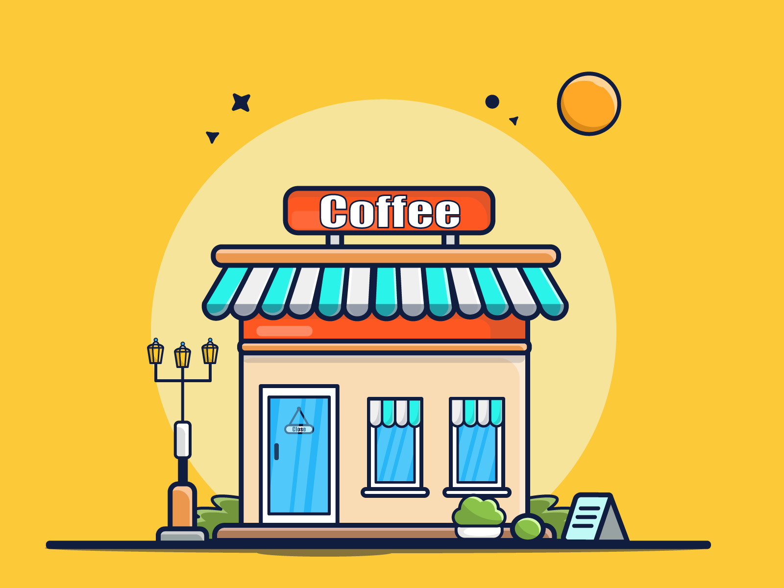 Coffee Shop by Sohel on Dribbble