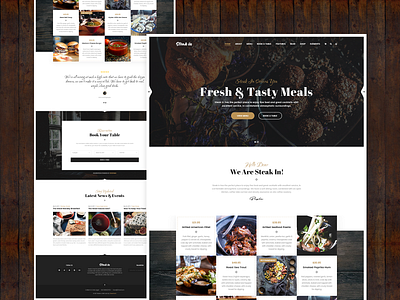 Steak In Gourmet by Mahmoud Baghagho on Dribbble