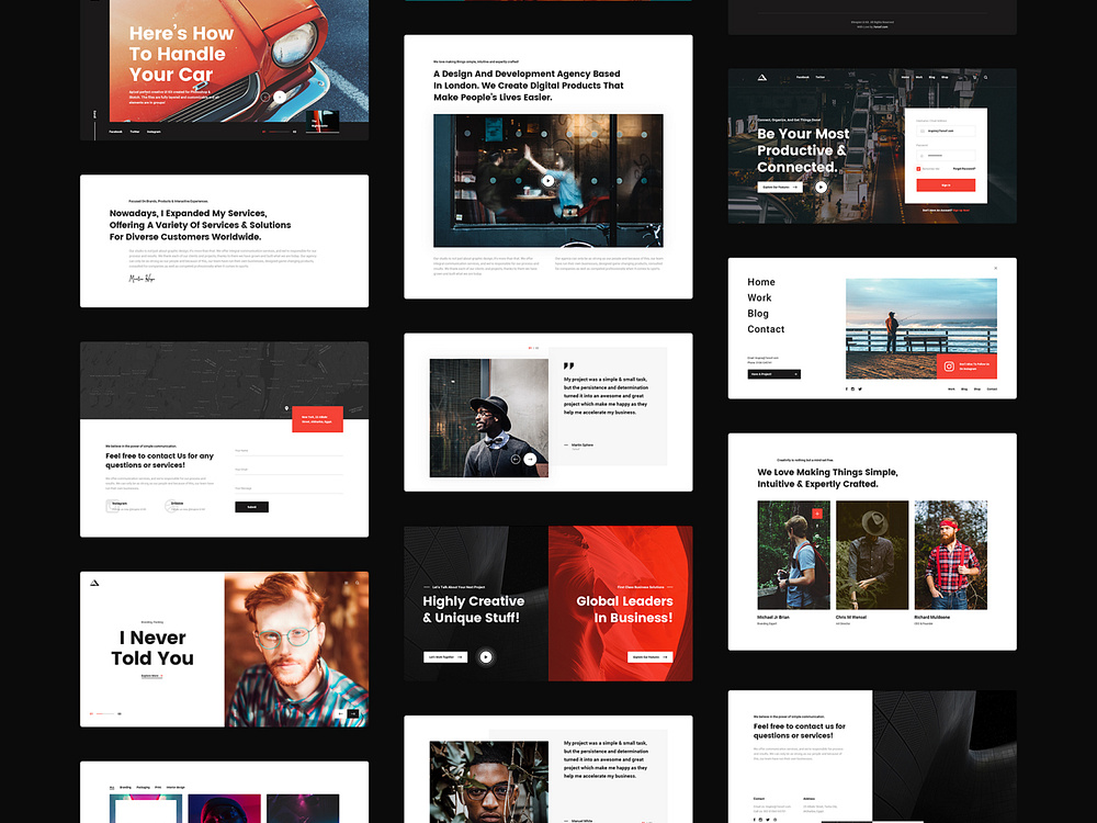 Inspire UI Kit - Free Demo by Mahmoud Baghagho on Dribbble