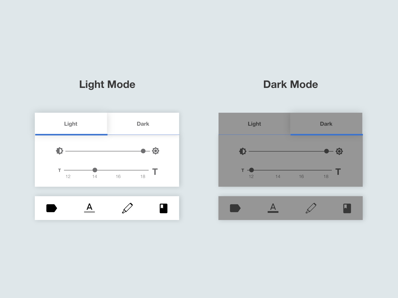 Setting UI by Marian Parajon on Dribbble