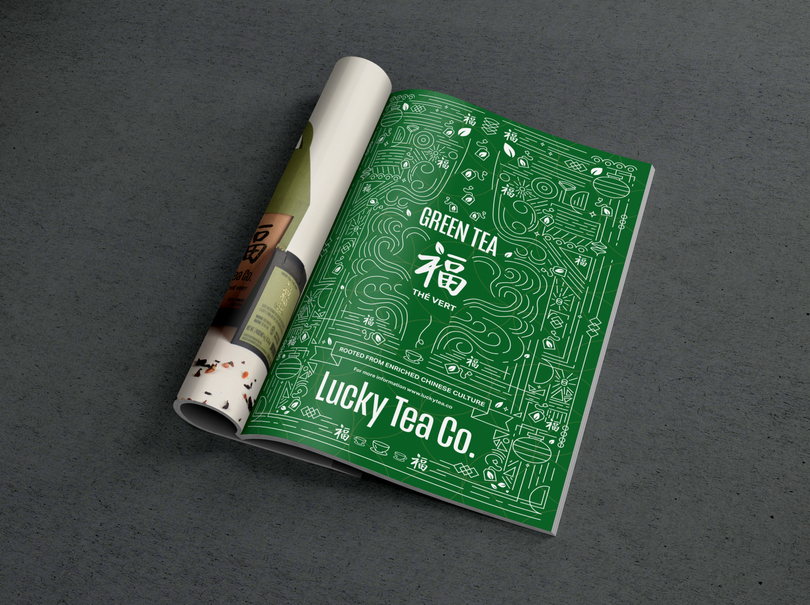 Lucky Tea co - Advertisement Campaign by Emma Caswell on Dribbble