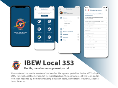 IBEW Local 353 by Triman Bhullar on Dribbble