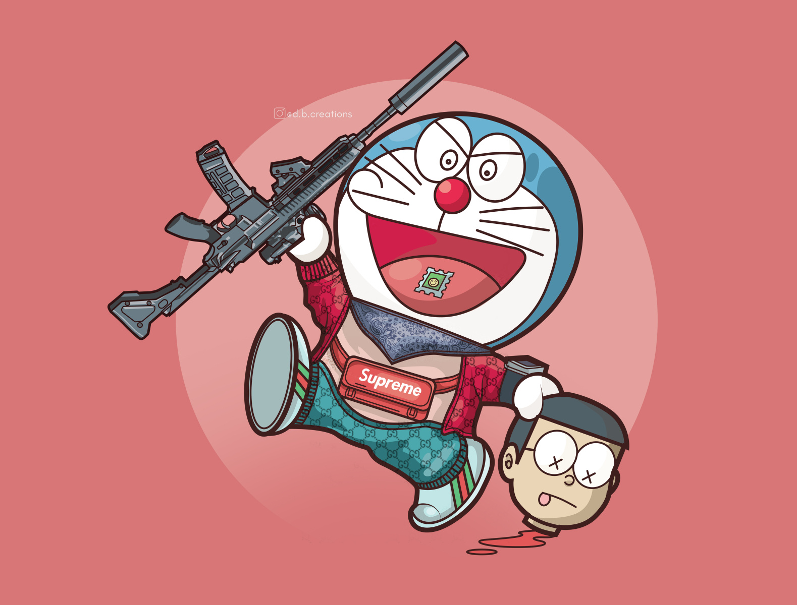 Doraemon by Deepak Bhatt on Dribbble