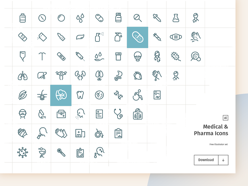 Medical & Pharma Free Icon Set by Dorota Pęczek-Gil for Merixstudio on ...