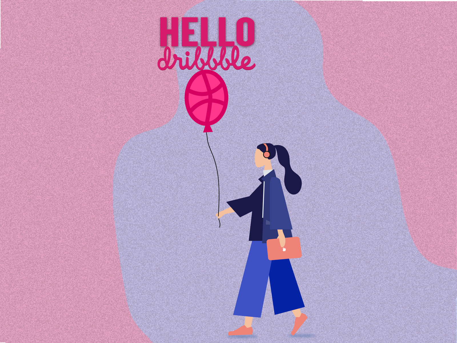 HELLO dribbble!.. by Alida Bashirova on Dribbble