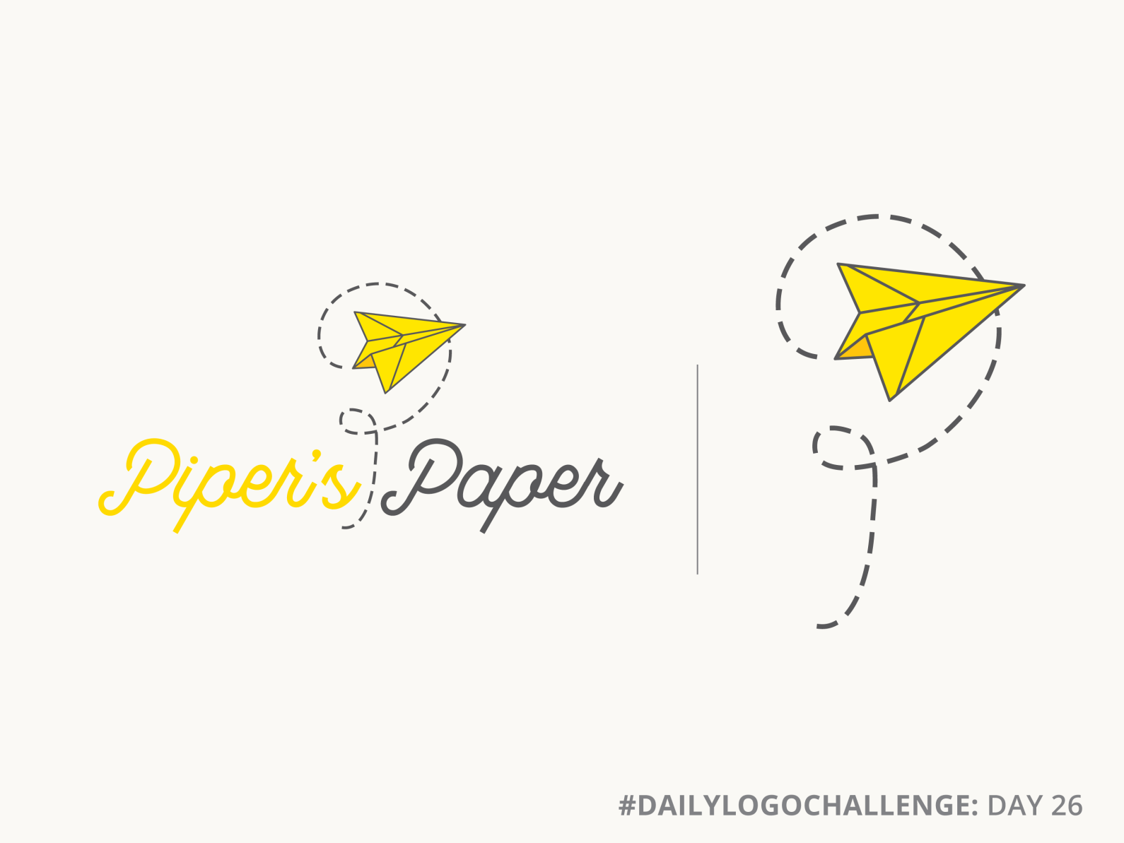 Piper's Paper | Paper Airplane Logo by Laura Parisi on Dribbble