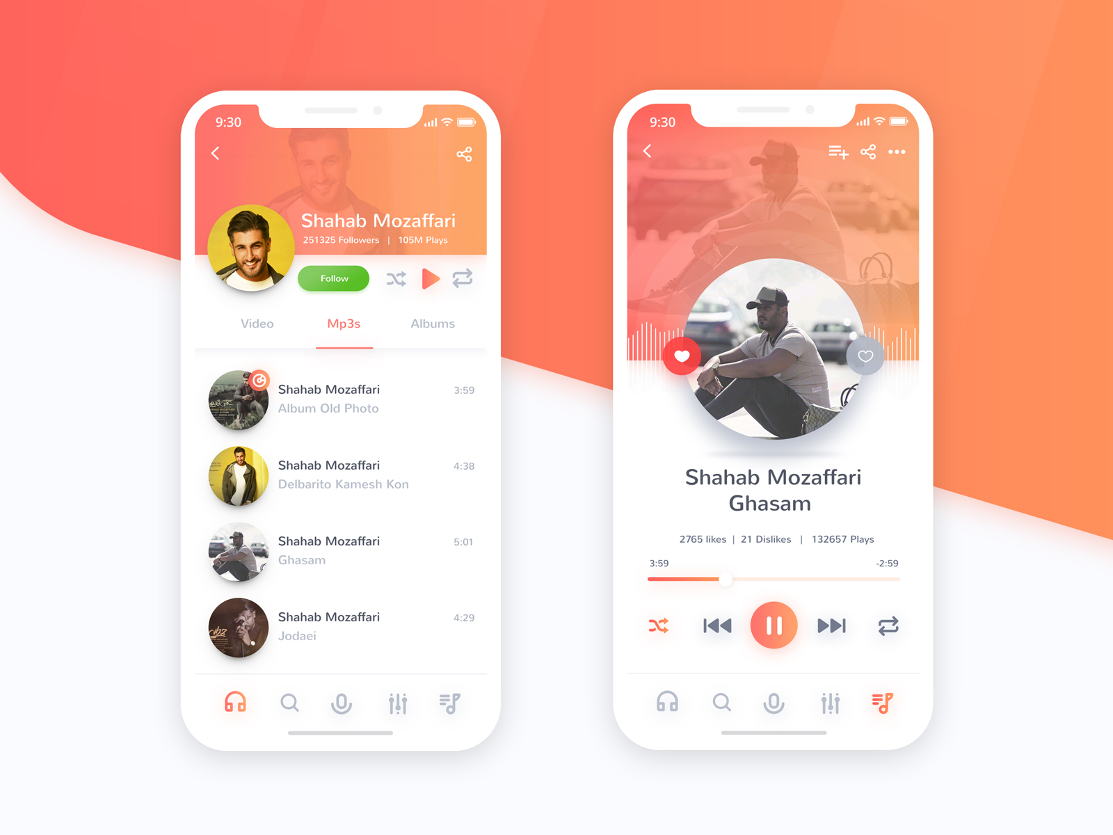 Dribbble - app-music.png by Erfan