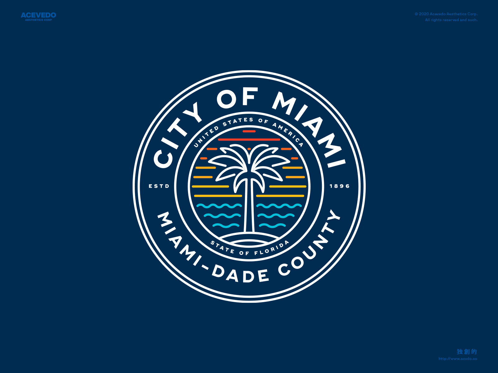 City of Miami Seal Redesign by Angel A. Acevedo on Dribbble