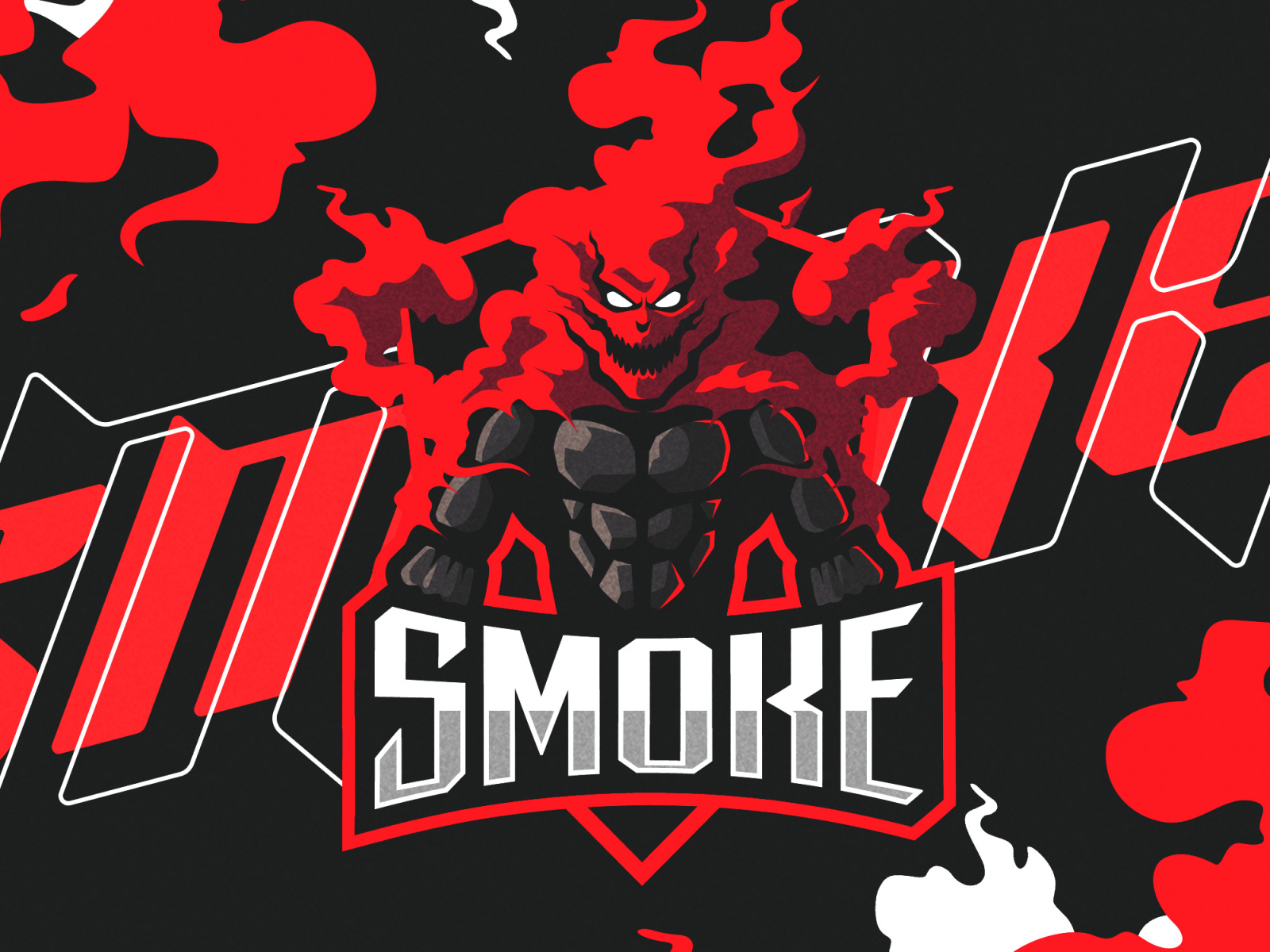 SMOKE Mascot Design by MrvnDesigns on Dribbble