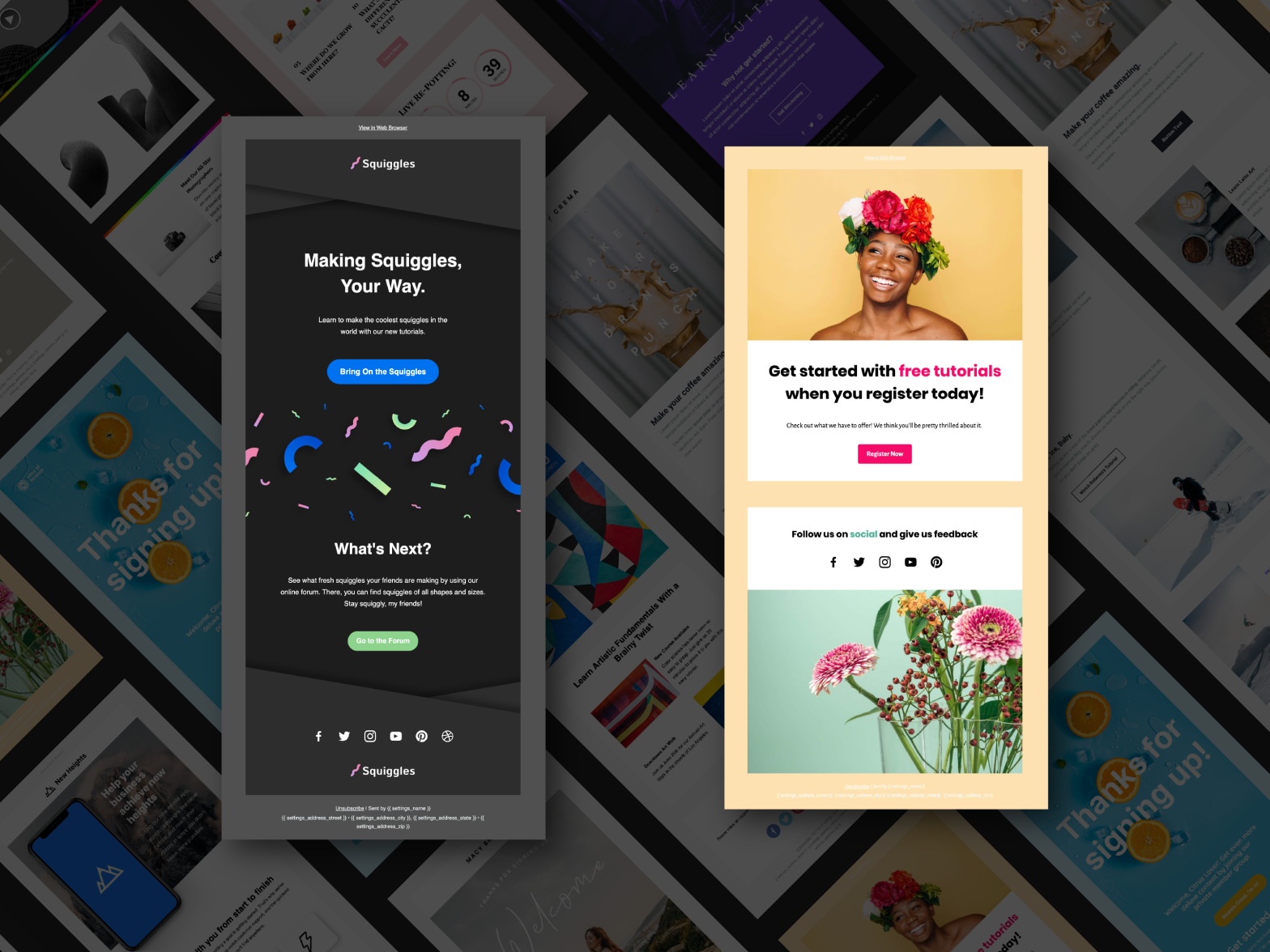 Email Presets by Vincent DiBernardo on Dribbble