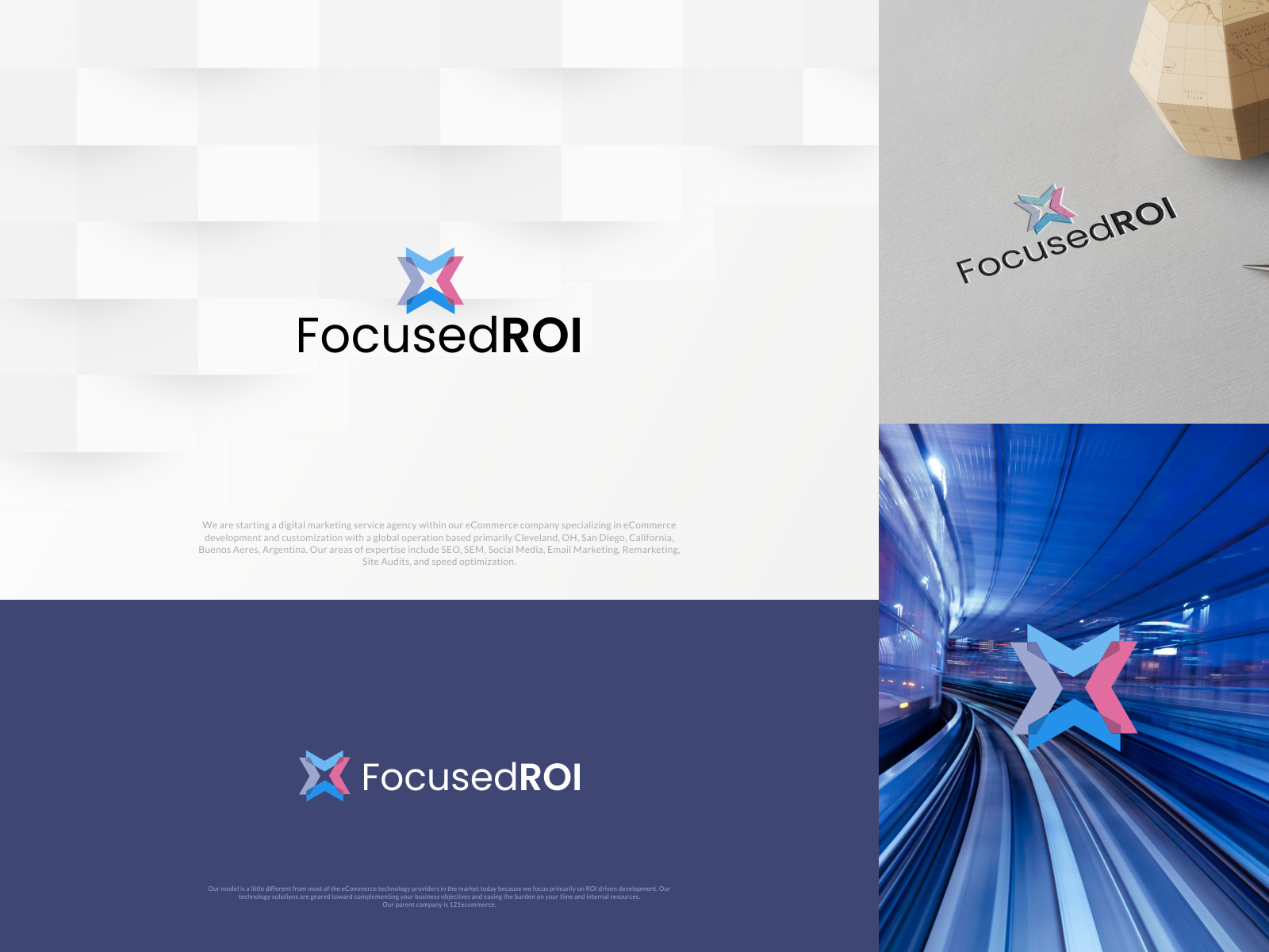 Modern Colorful Logo Focused by Hafidz | @fidznet on Dribbble