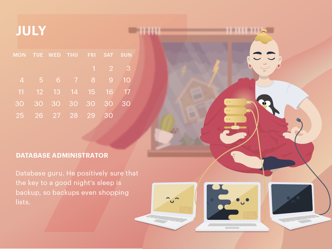 Database guru by Daria Kurkina on Dribbble