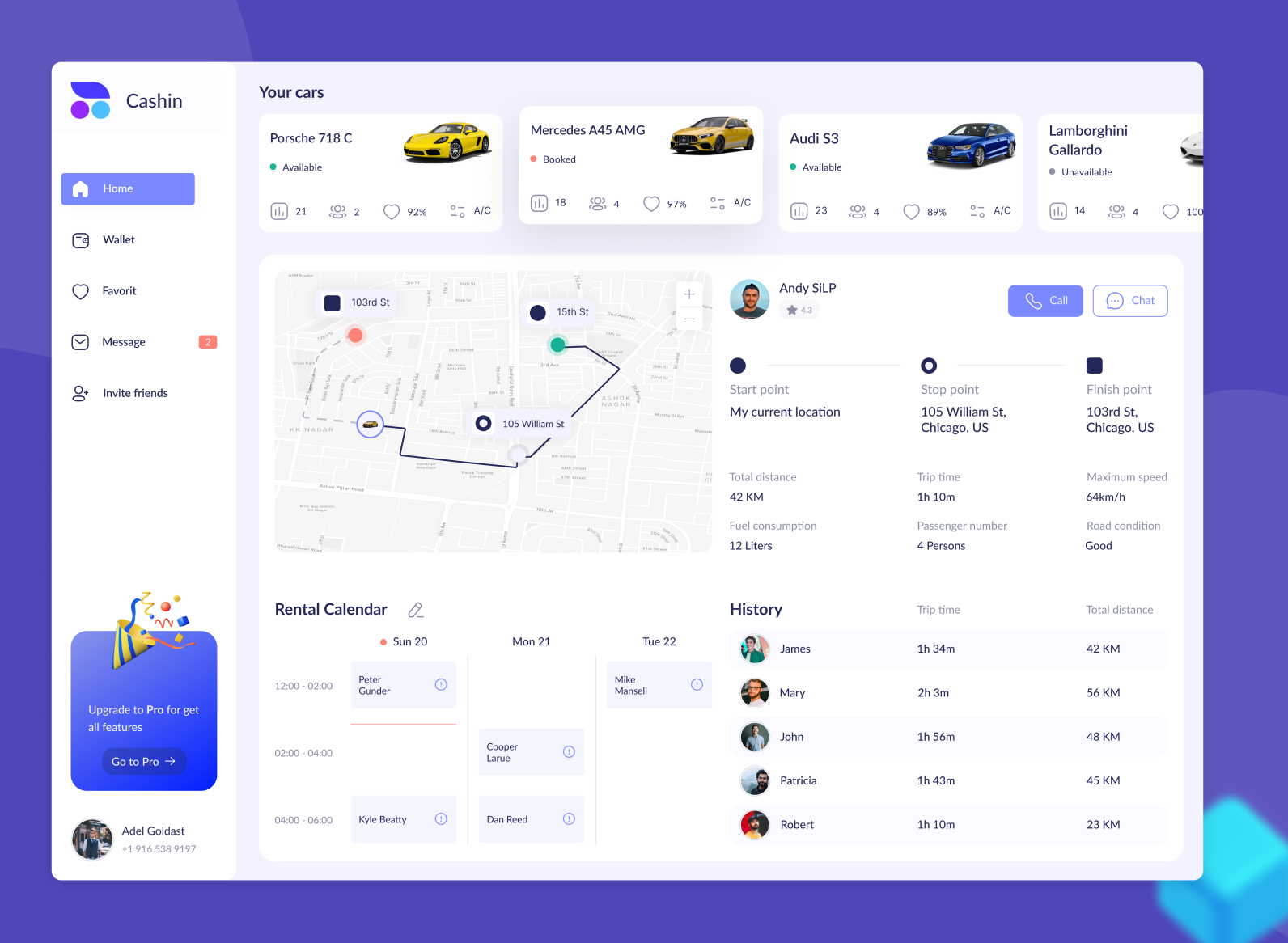 Cashin | Car Rental Platform by Adel Goldast on Dribbble