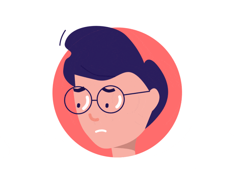 Character head rotation animation by Mikhail Abramencko on Dribbble