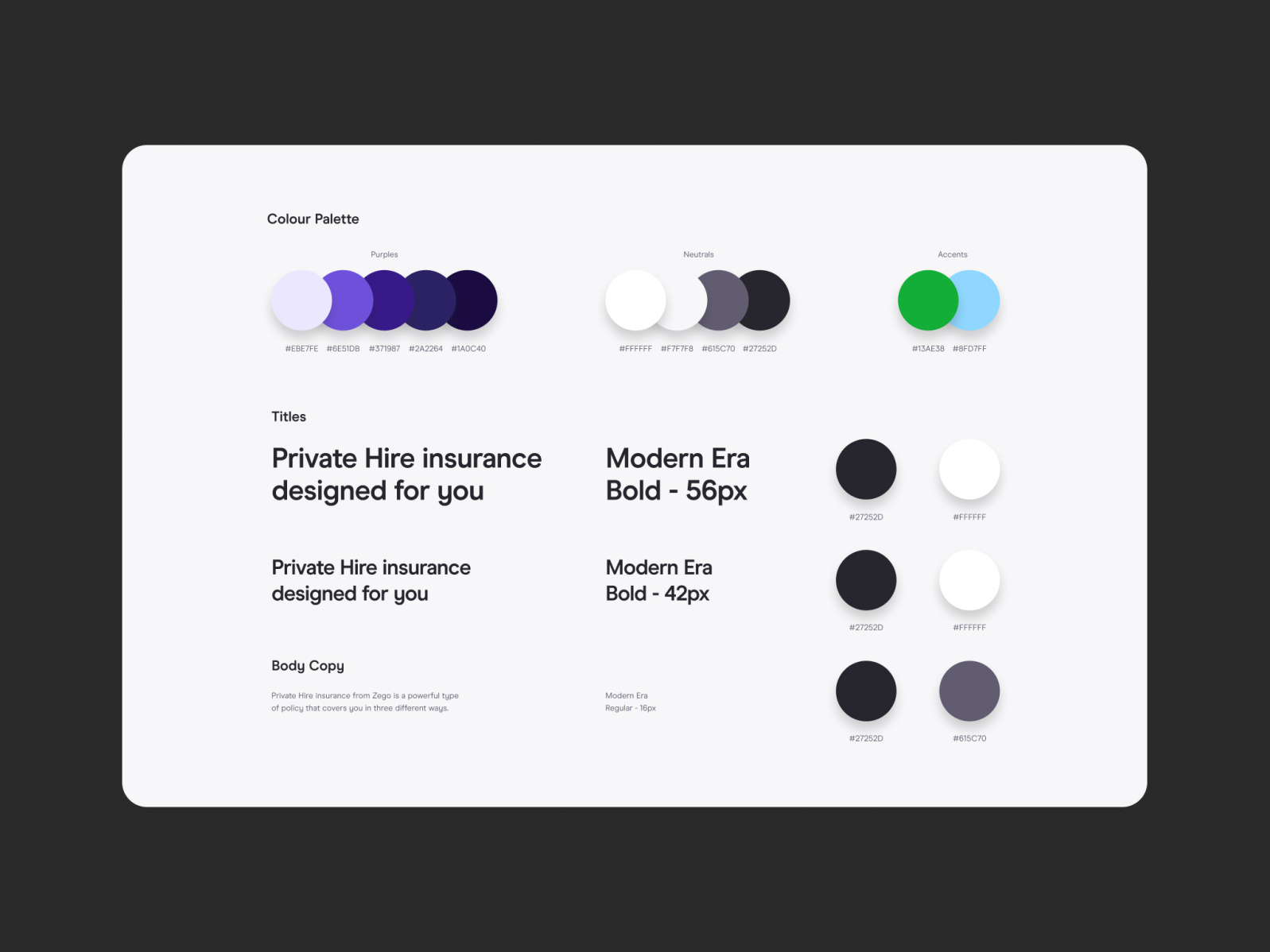 Style Guide - Colours & Typography by Nayim Rahman on Dribbble