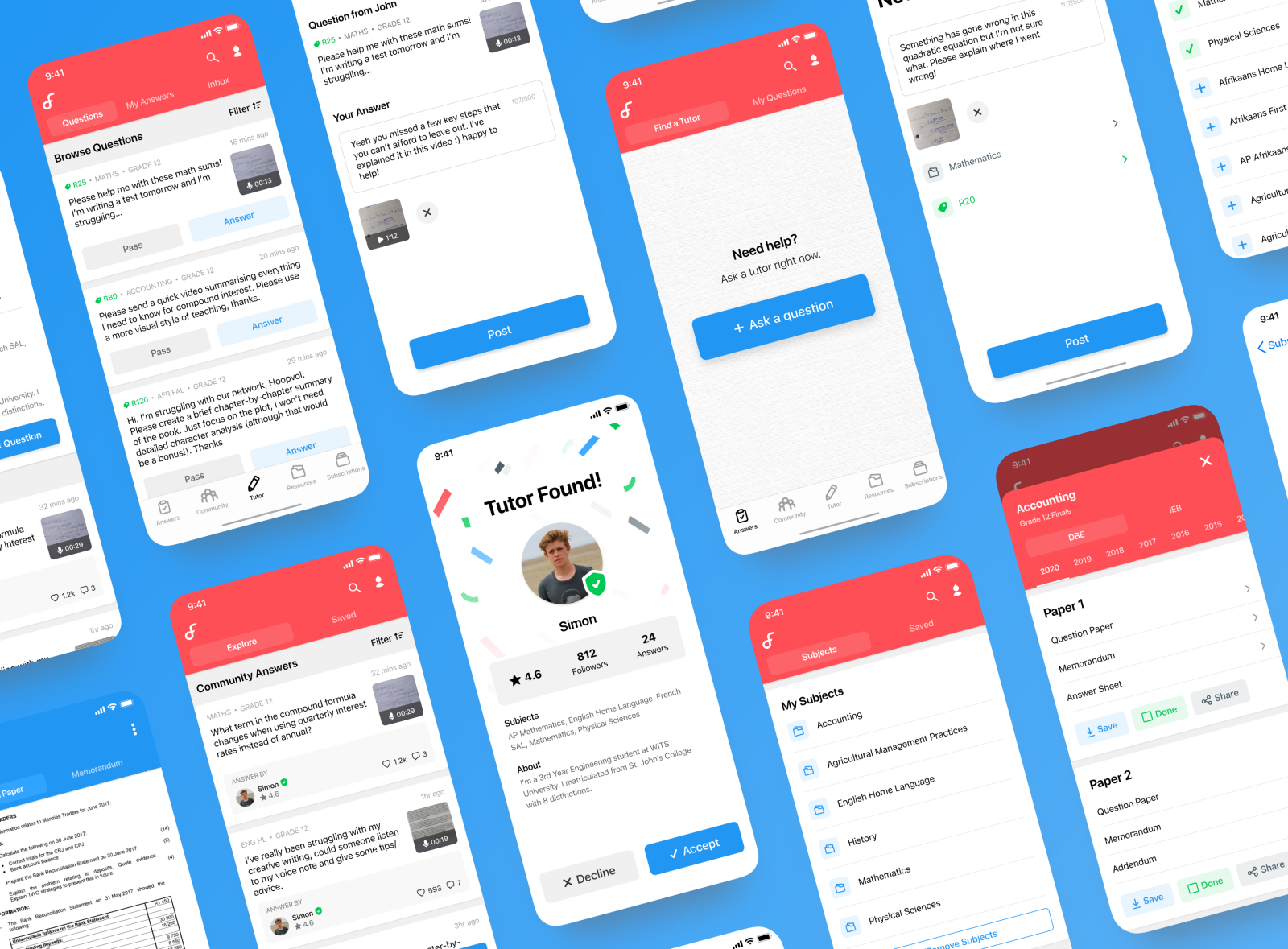 Don't Fail Ed-tech App by Ross Bentley on Dribbble