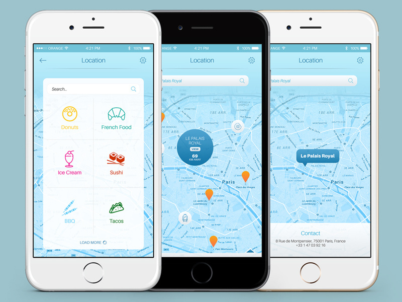 Infinity Mobile Ui Maps by Victor Sosea on Dribbble