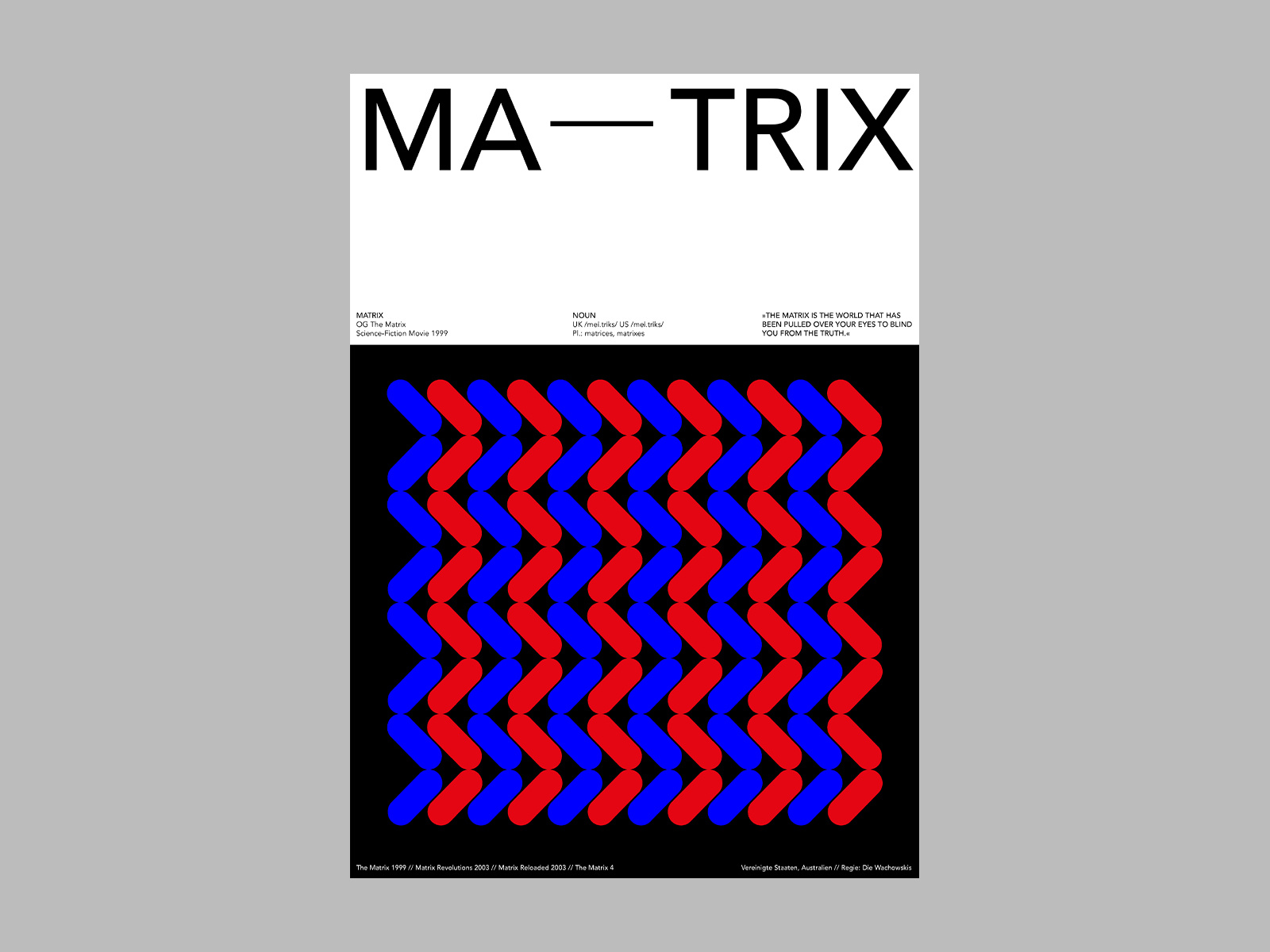 Matrix - Poster Design by loeffelstyle on Dribbble