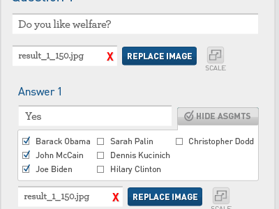 Personality Question UI by Kyle Mitchell on Dribbble