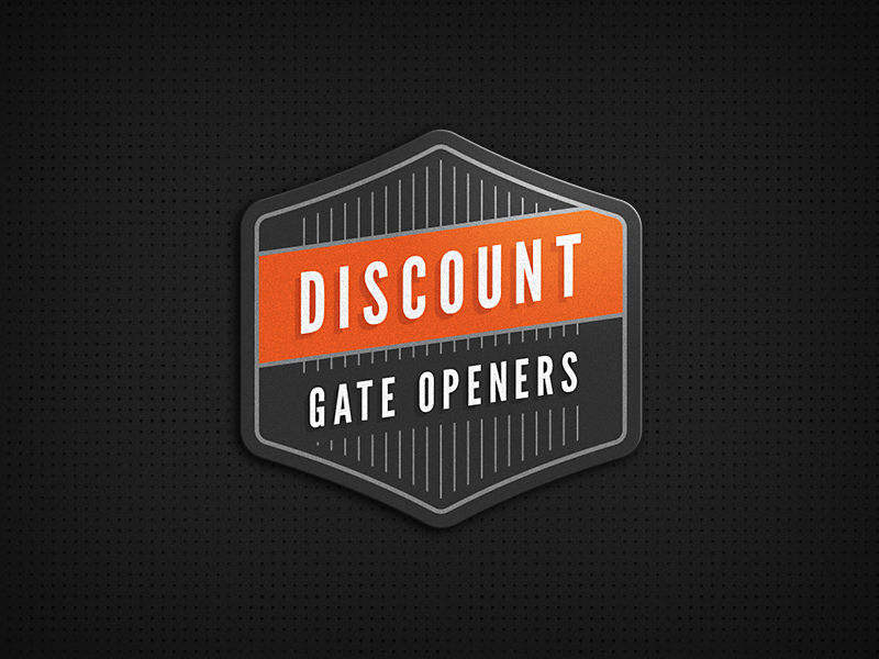 Gate Openers That Are Discounted by Jared Pervis on Dribbble