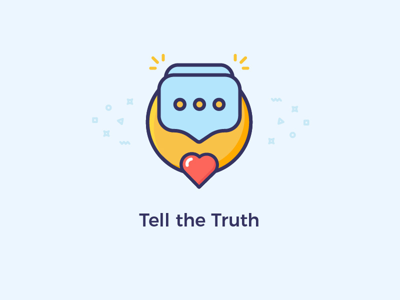 Tell the truth by Hesam.Keramati for Katzen Design Studio on Dribbble