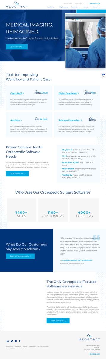 Medstrat.com by Agnieszka Williams on Dribbble