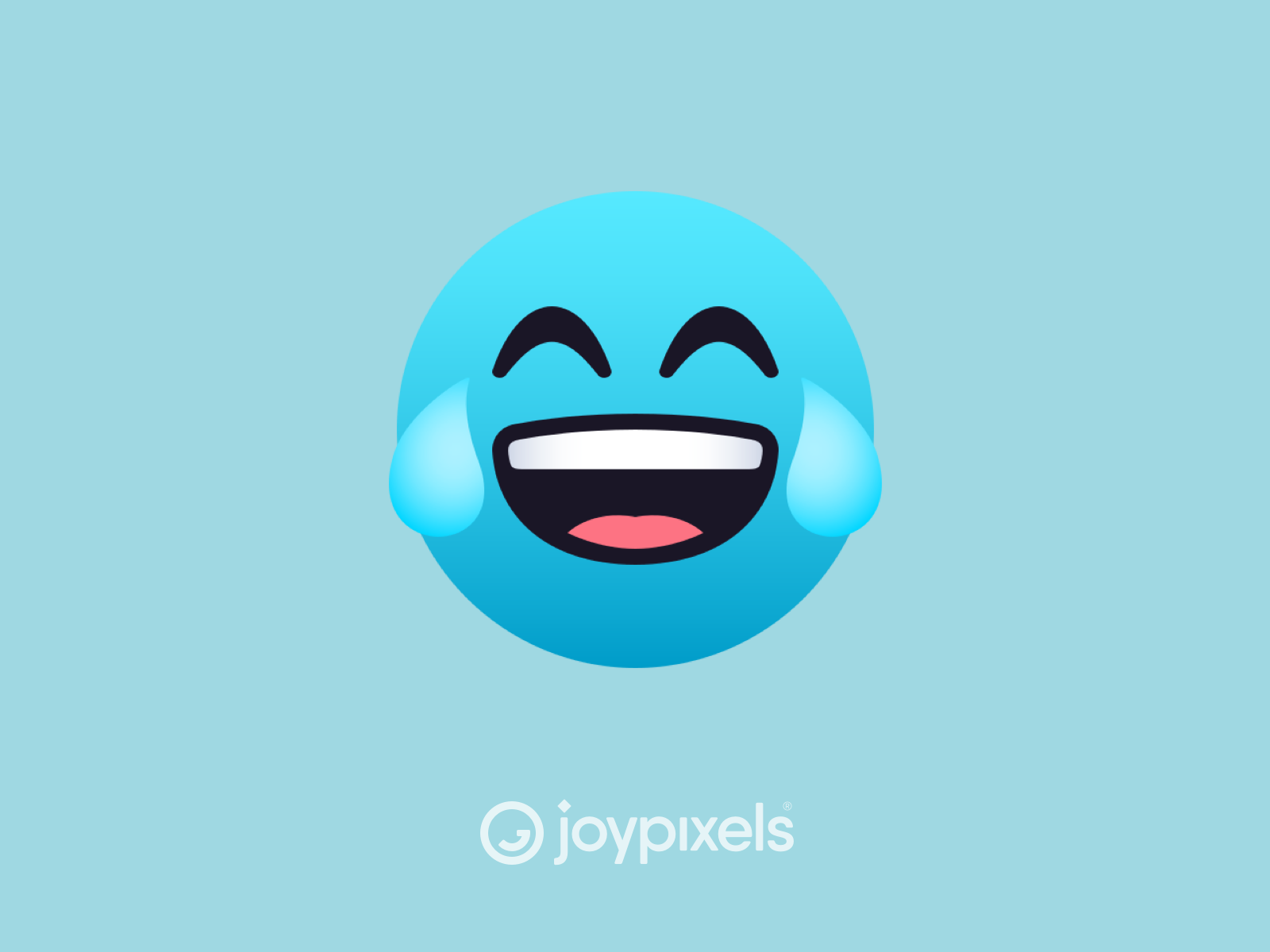 The JoyPixels Blue Tears of Joy Emoji - All Smiles 1.0 by JoyPixels on ...