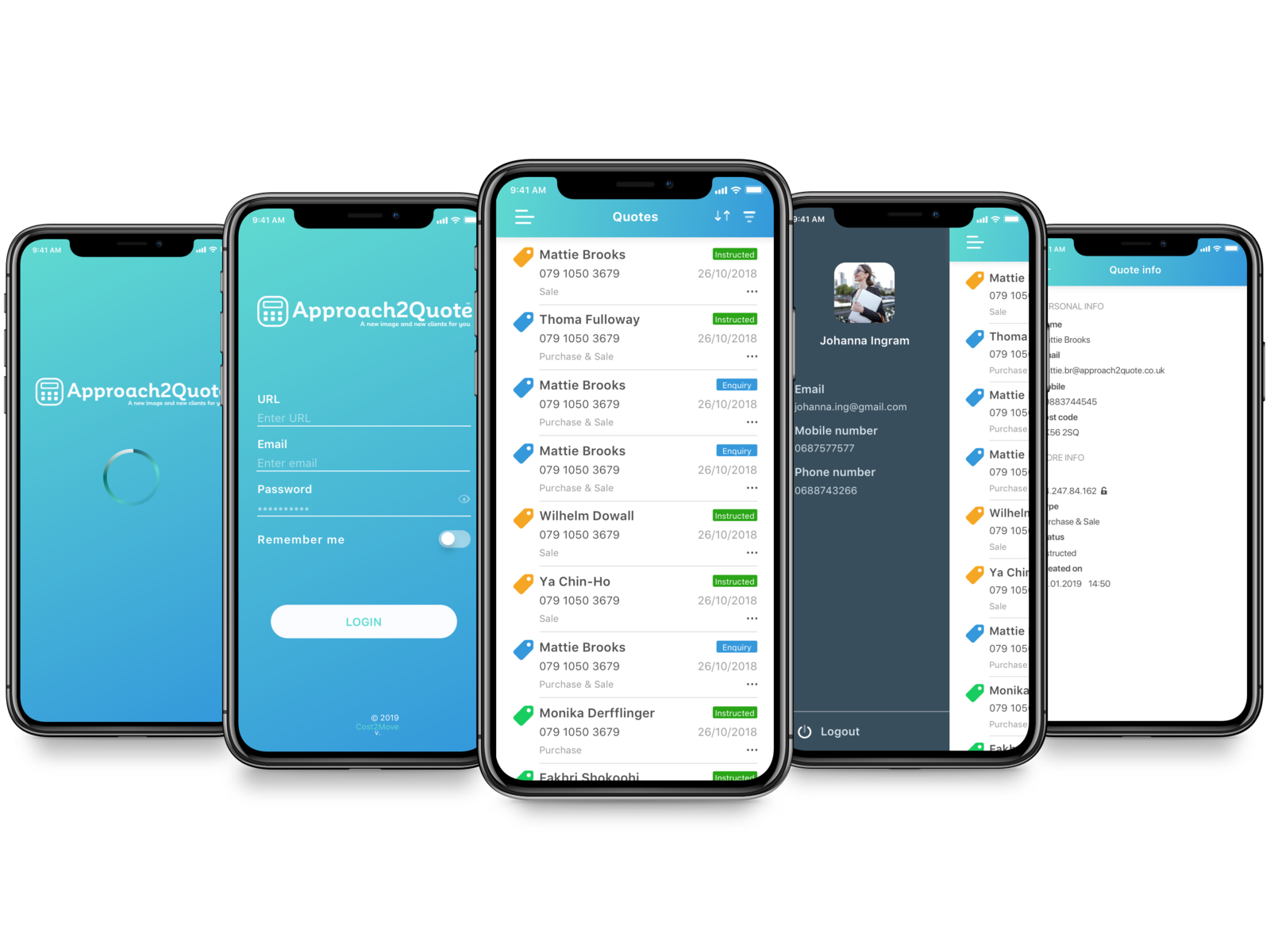 Approach 2 Quote iOS by Adriana Petre on Dribbble