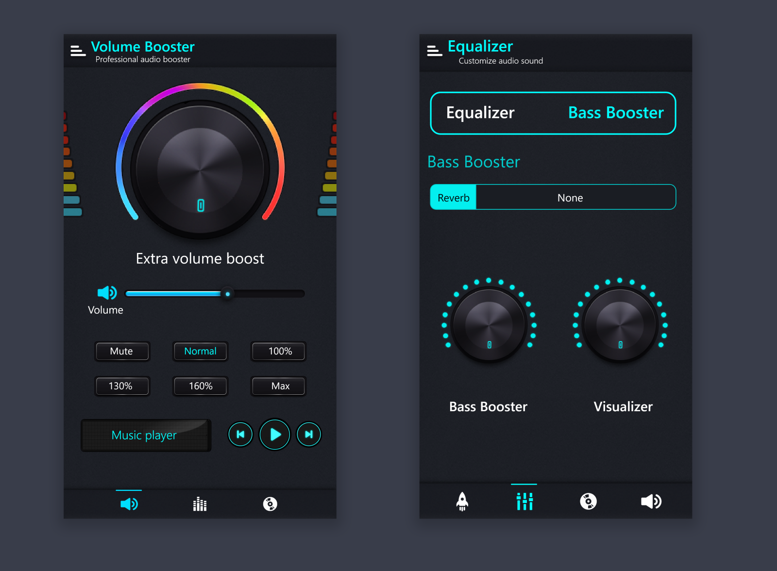 volume app ui by Hoàng Oanh nguyễn on Dribbble
