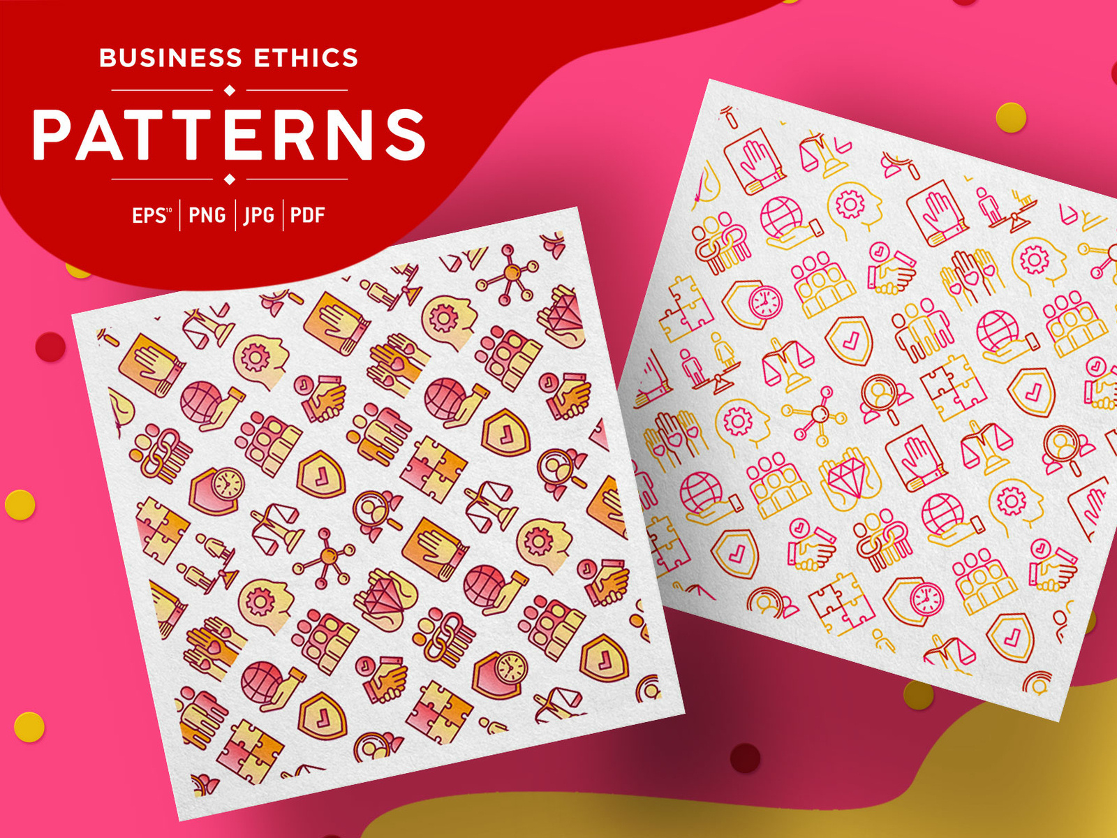 Business Ethics Patterns Collection by Alex Blogoodf on Dribbble