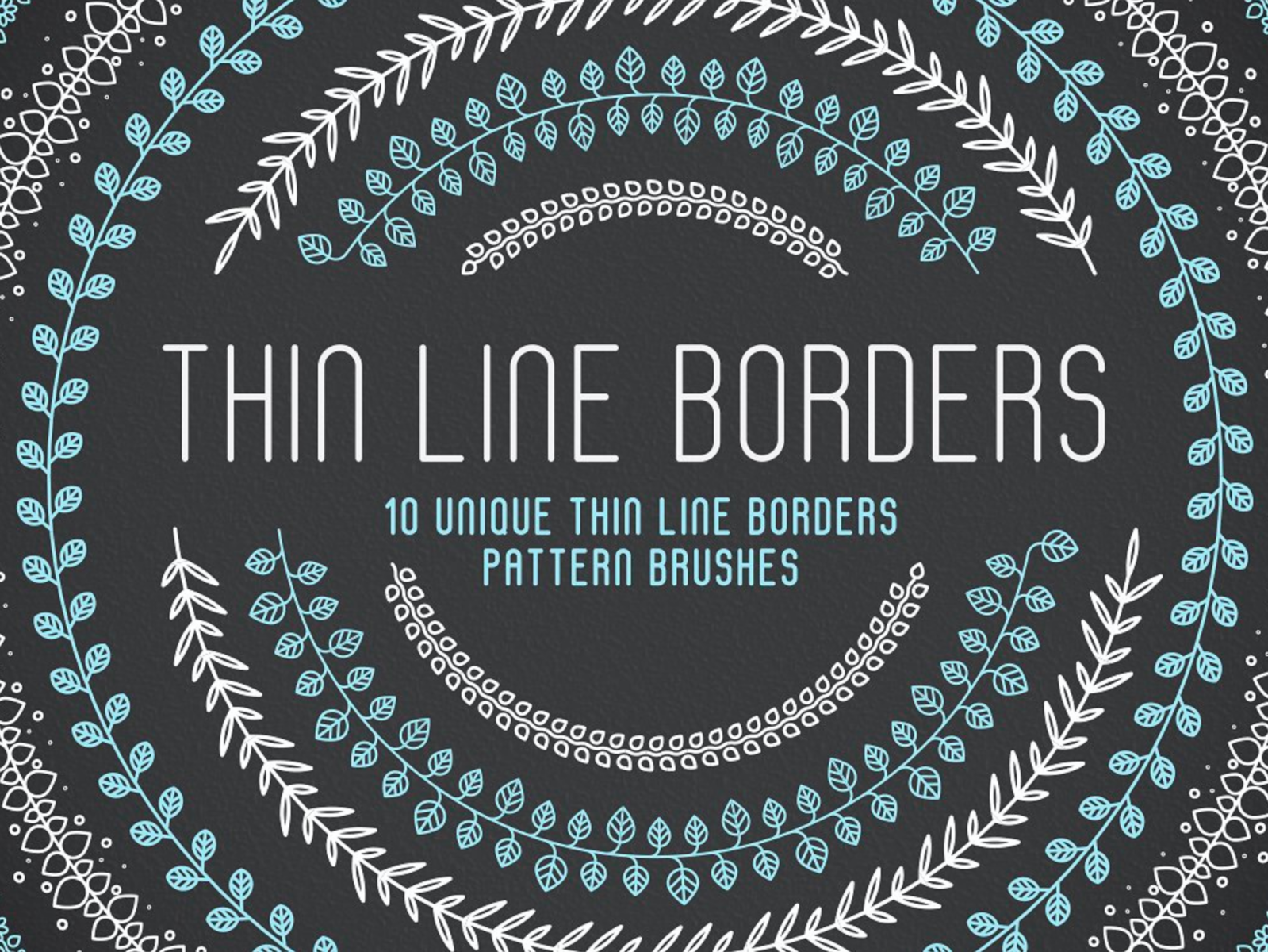 10 Thin Line Borders Pattern Brushes by Alex Blogoodf on Dribbble