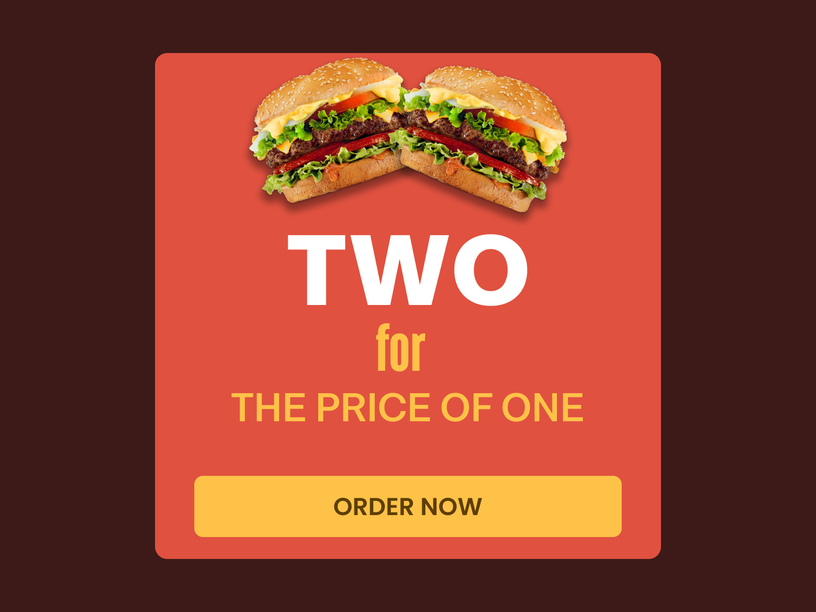 Burger Ad Overlay by Ere on Dribbble