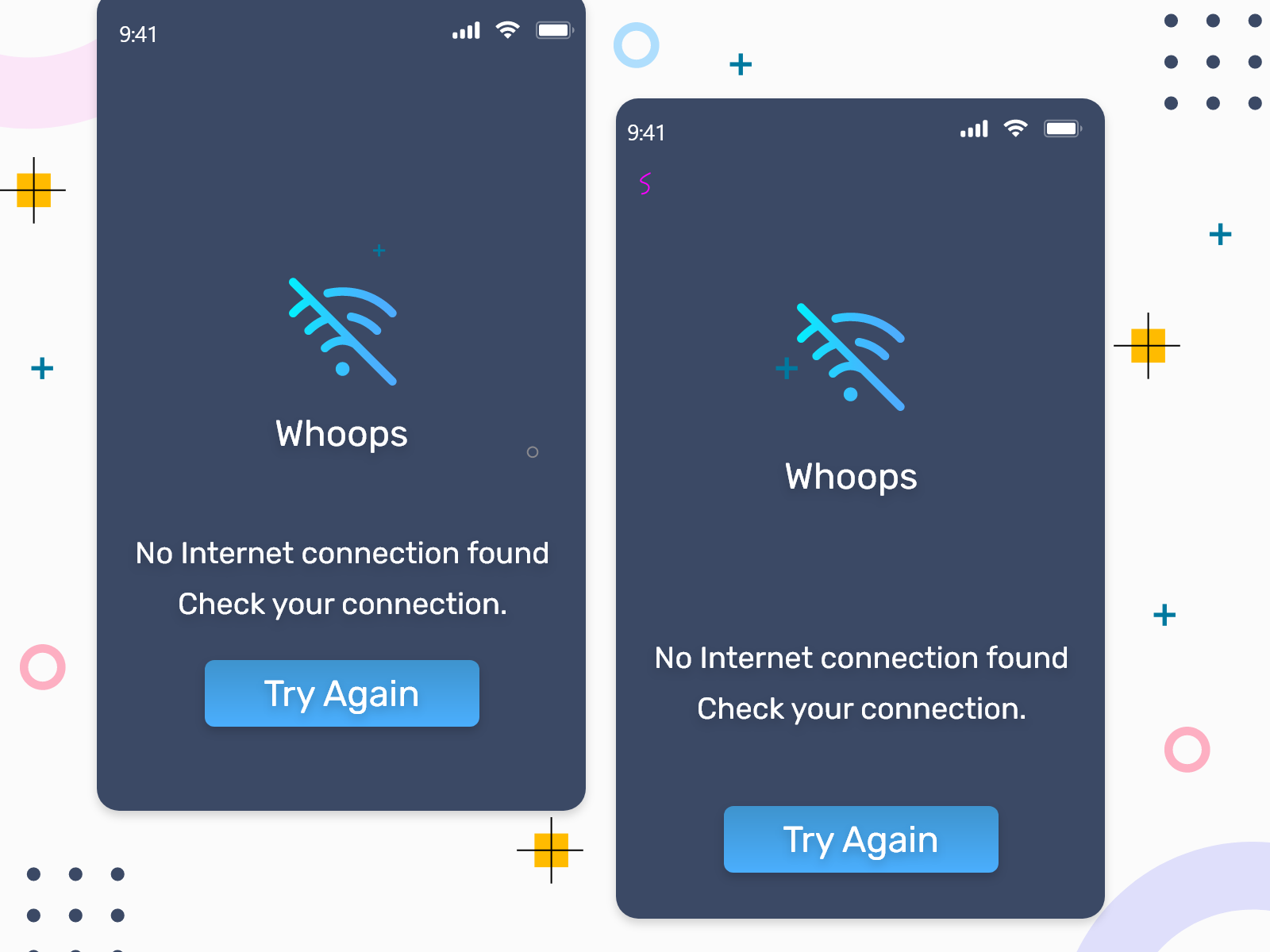 Check your internet connection by ConsoleBit Technologies on Dribbble