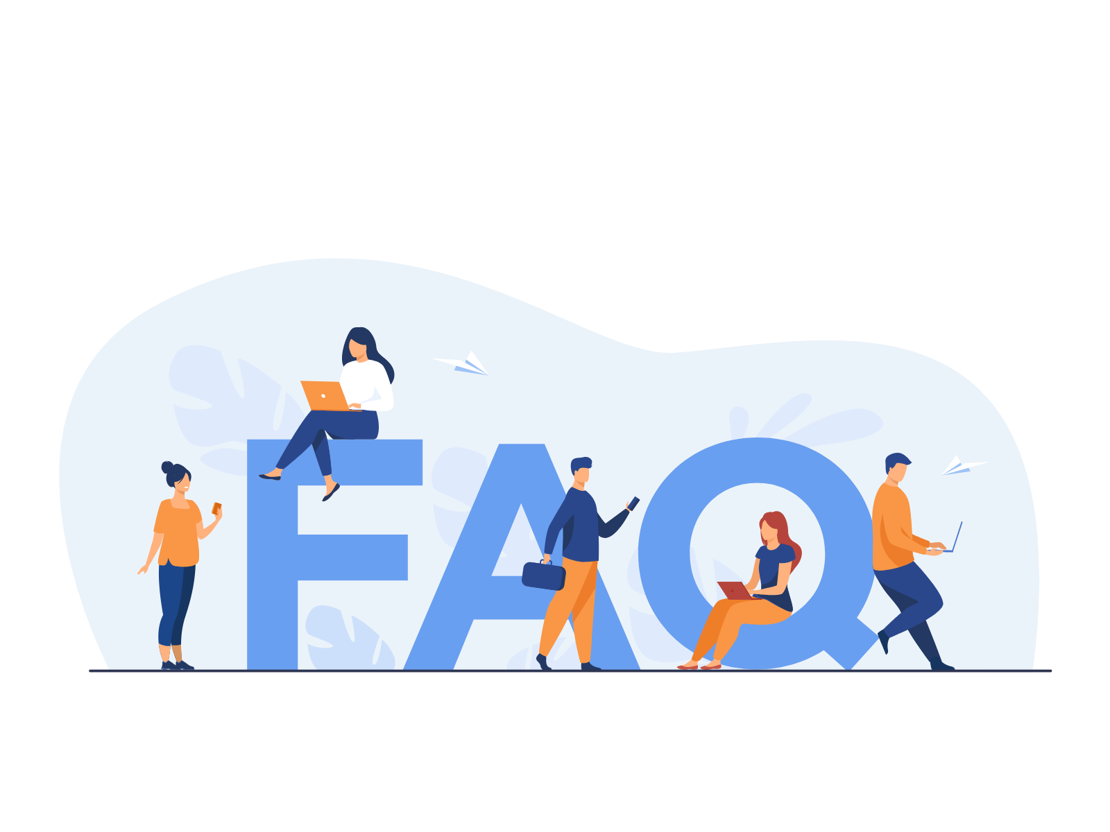 ILLUSTRATION DESIGN FOR FAQ by ConsoleBit Technologies on Dribbble